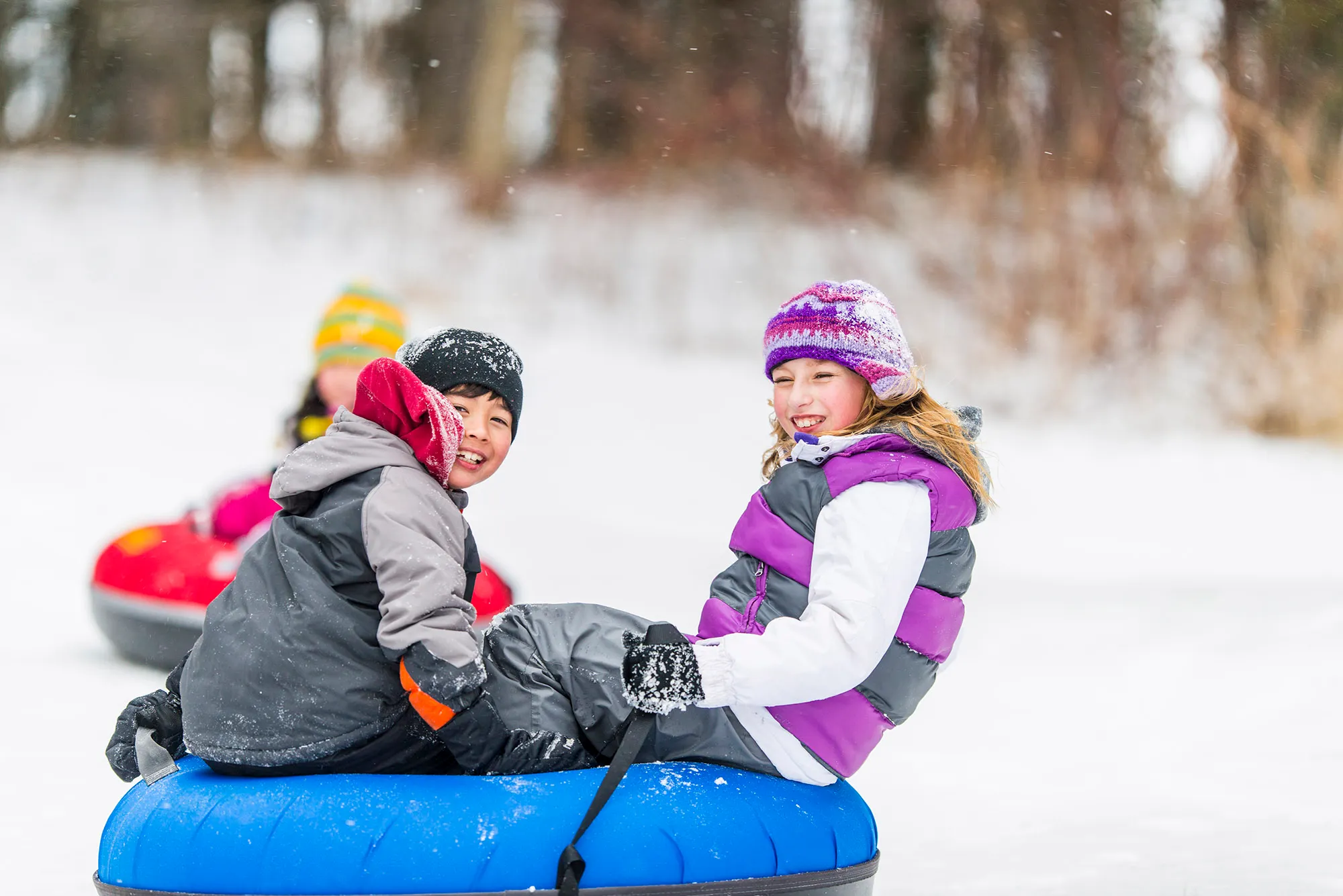 Snow Tubing Fun - Charlottesville Family